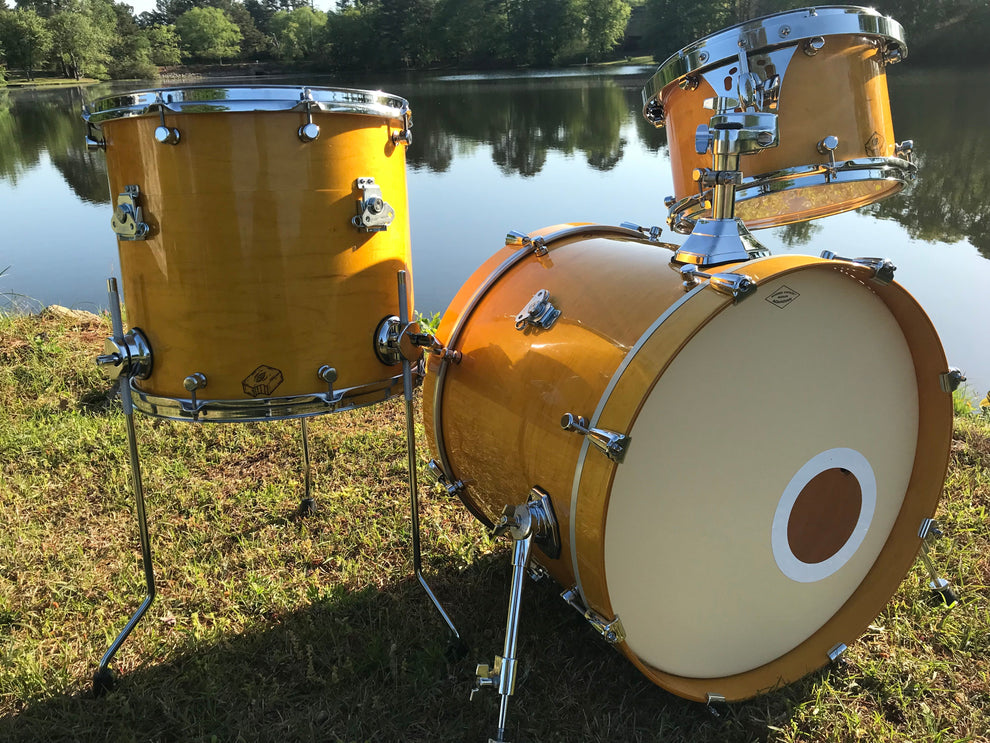 Brownie Nesting Drum Set with 20" Kick Drum | High Gloss Poly – Brownie ...